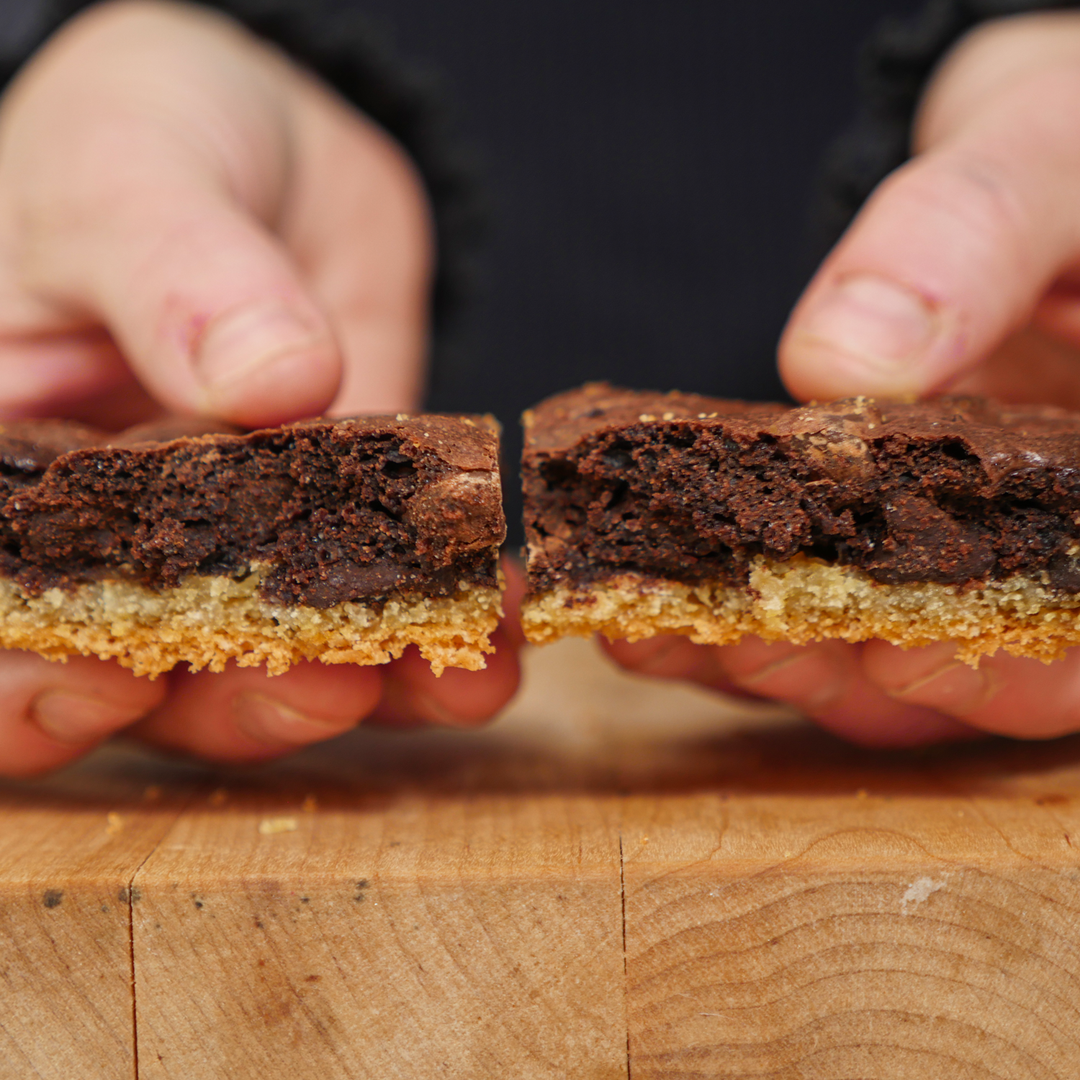 Brookie Bars – Brownie & Chocolate Chip Blondie Dessert Bars (Half ...